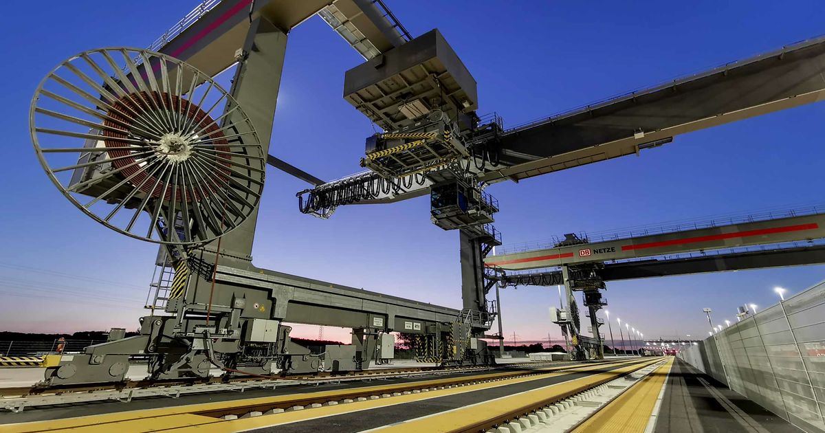 Fast transhipment facility: MegaHub Lehrte | DB Cargo