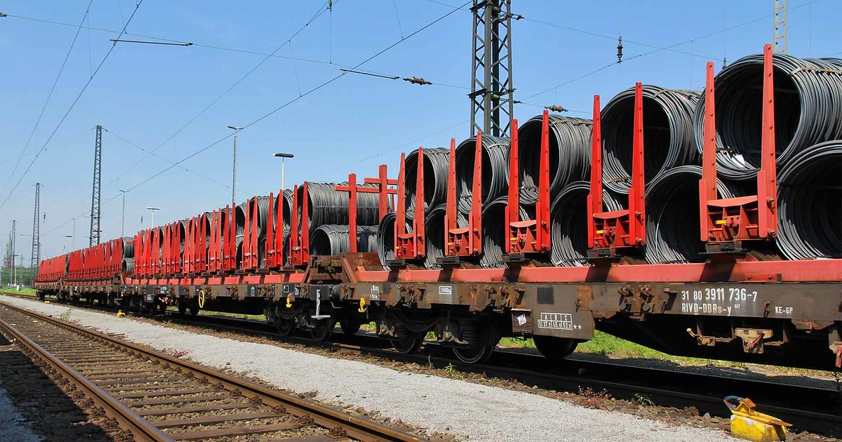Steel transport boom in Italy | DB Cargo
